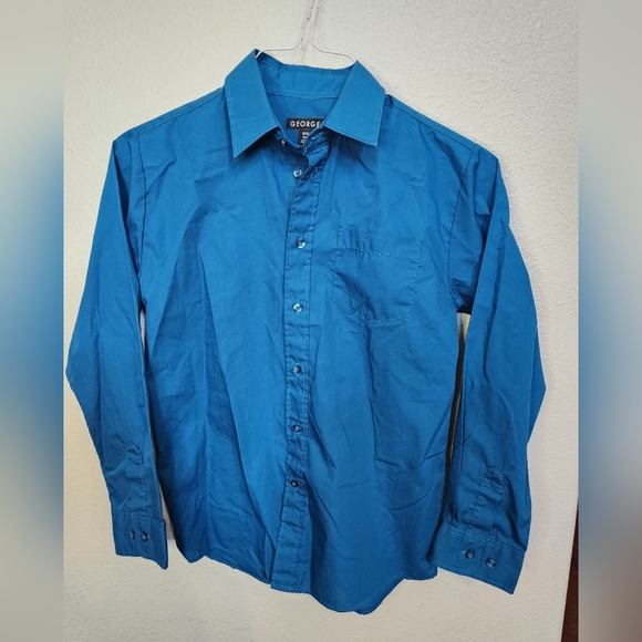 George | Shirts & Tops | Teal Blue Button Down Shirt | Poshmark